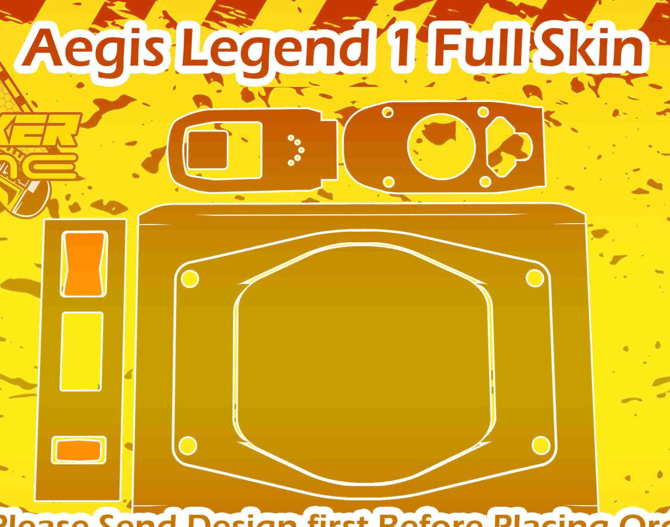 Aegis X, legend 1 and legend 2 solo V2 S100 customized Semi/ Full Skin ...