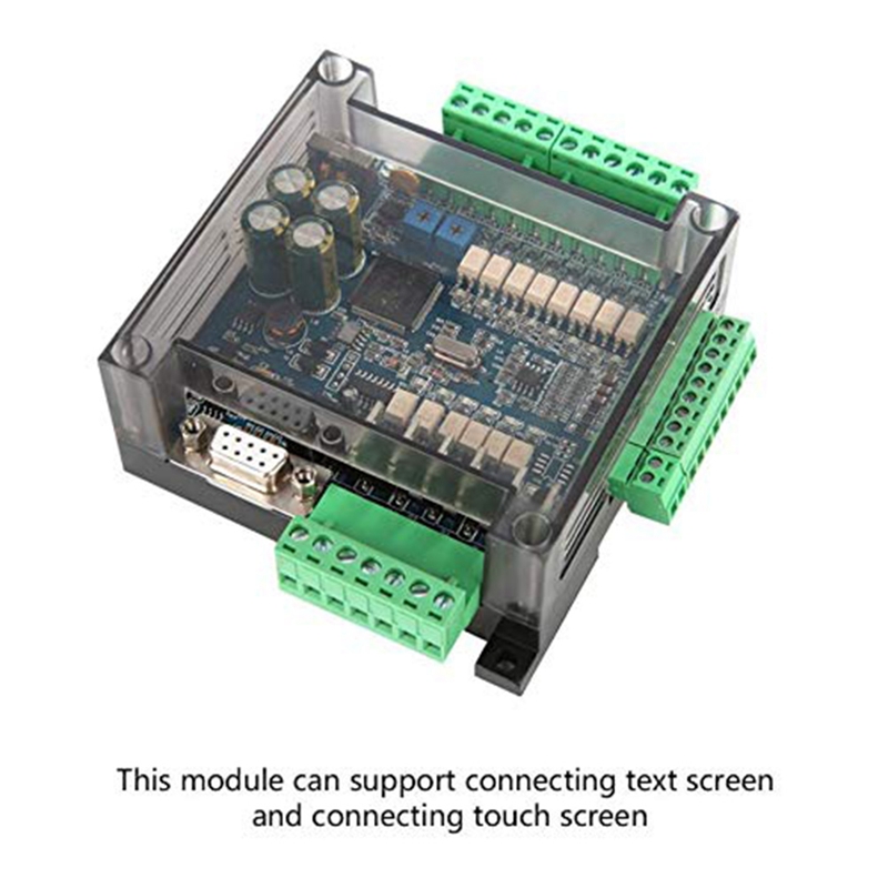 FX3U-14MT PLC Industrial Control Board 8 Input 6 Output 6AD 2DA and RS485 RTC Compatible with ...