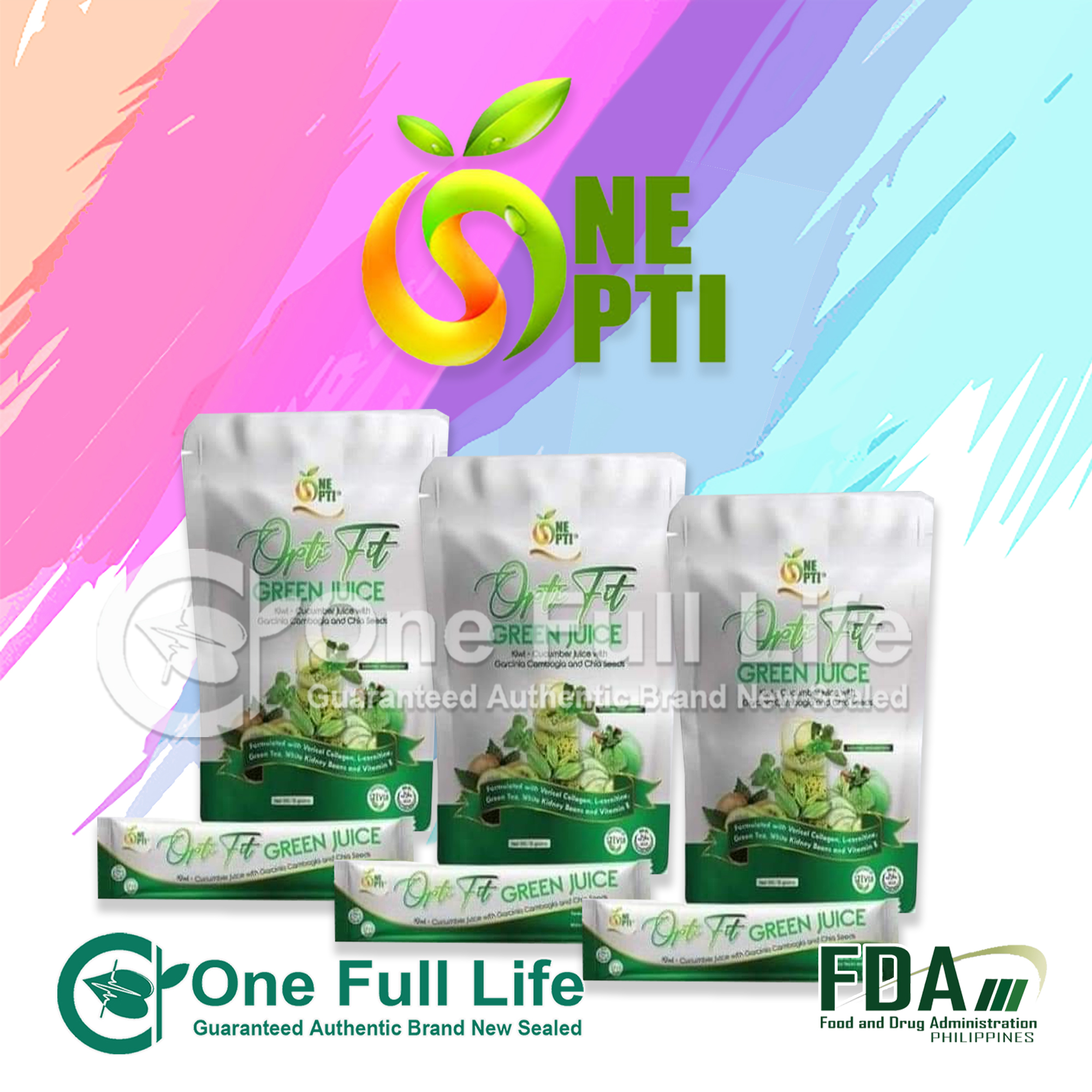 One Opti Green Juice 10 Sachets x 3 PACKS | Lazada PH