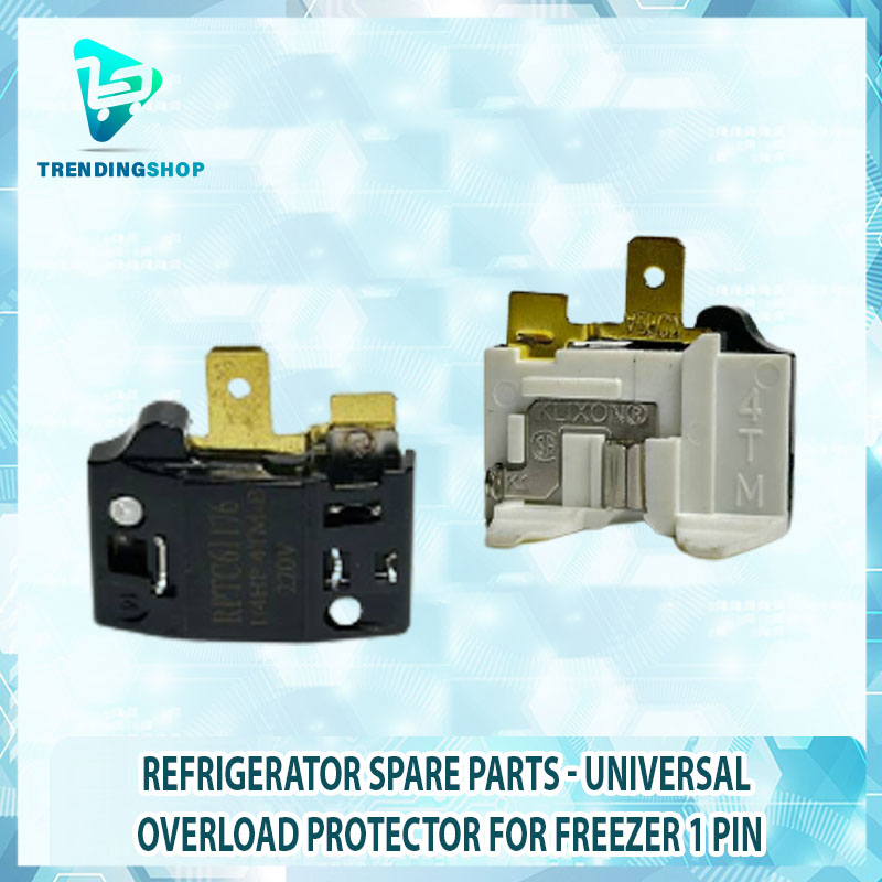 AC 220V Refrigerator Fridge Part 1 Pin 1/4HP Motor Overload Protector ...