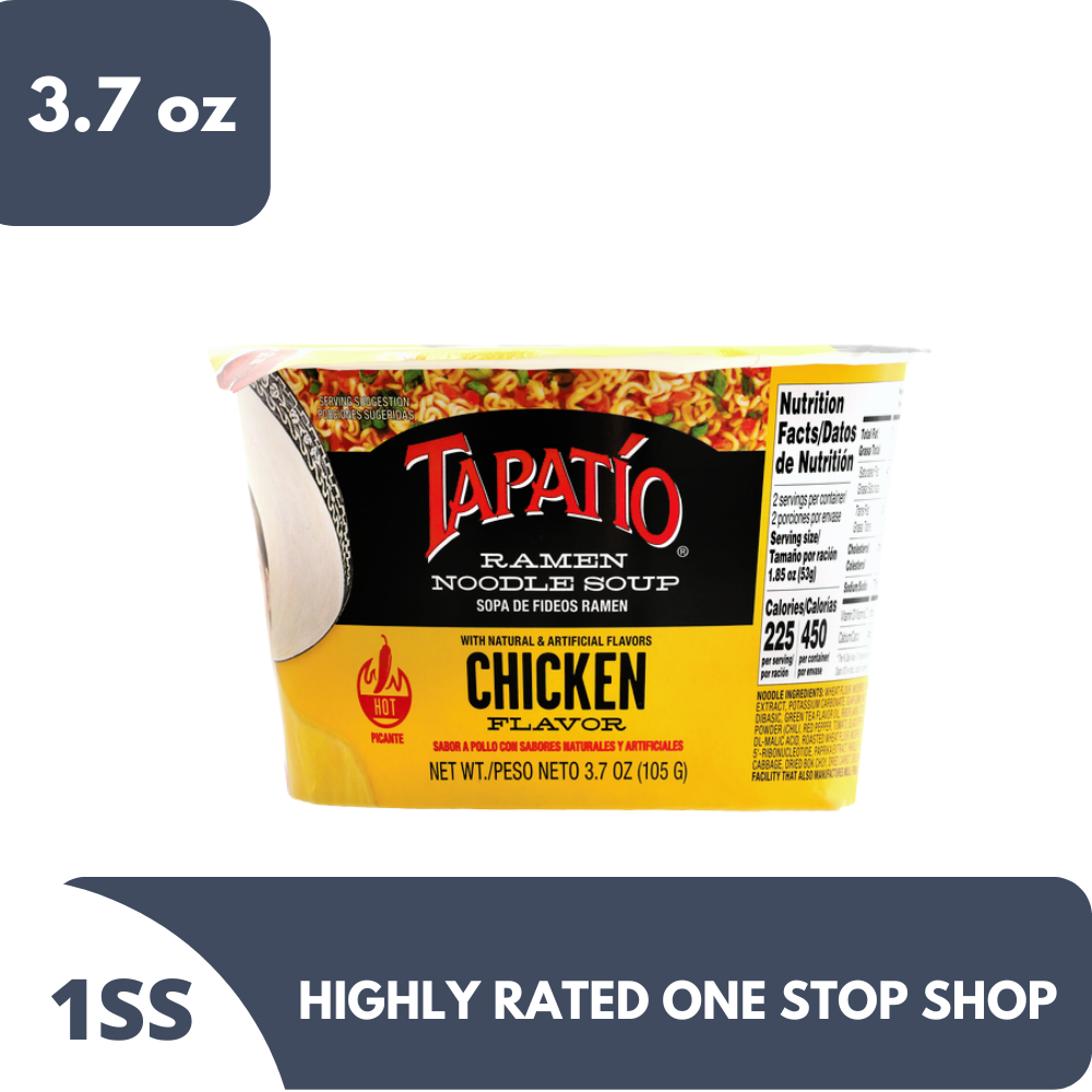 Tapatio Ramen Noodle Soup, Chicken Flavor 3.7 oz | Lazada PH