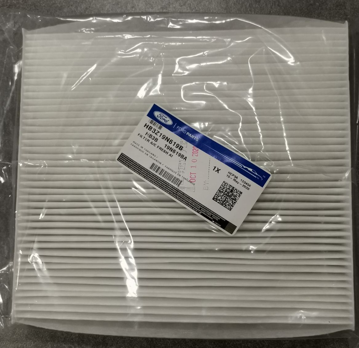 Pollen / Cabin Air Filter for Ford Everest 2.2L & 3.2L 2015-2020 / Ford ...