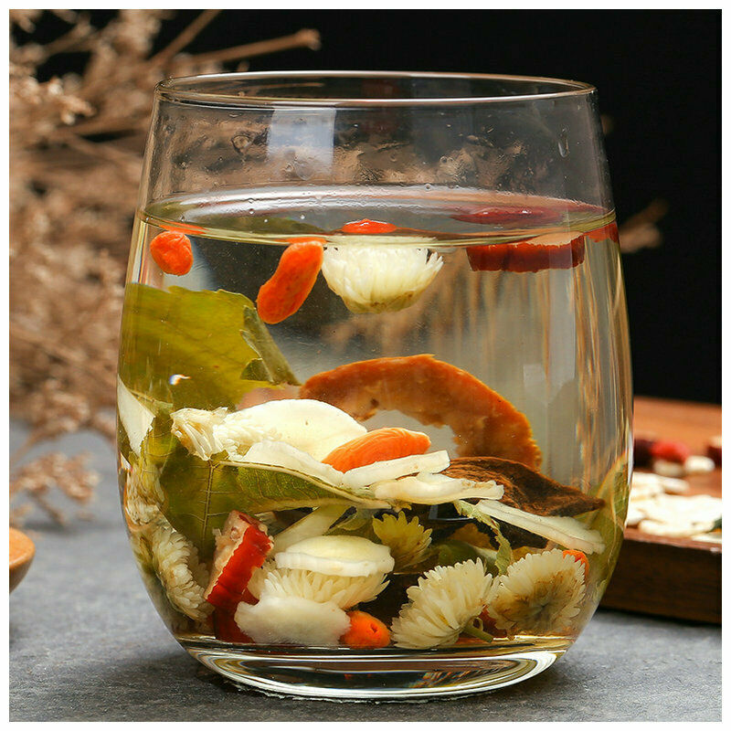 120g Ginseng Eight Treasure Tea Shanzha Taiju Hongzao Huangjing Gouqi ...