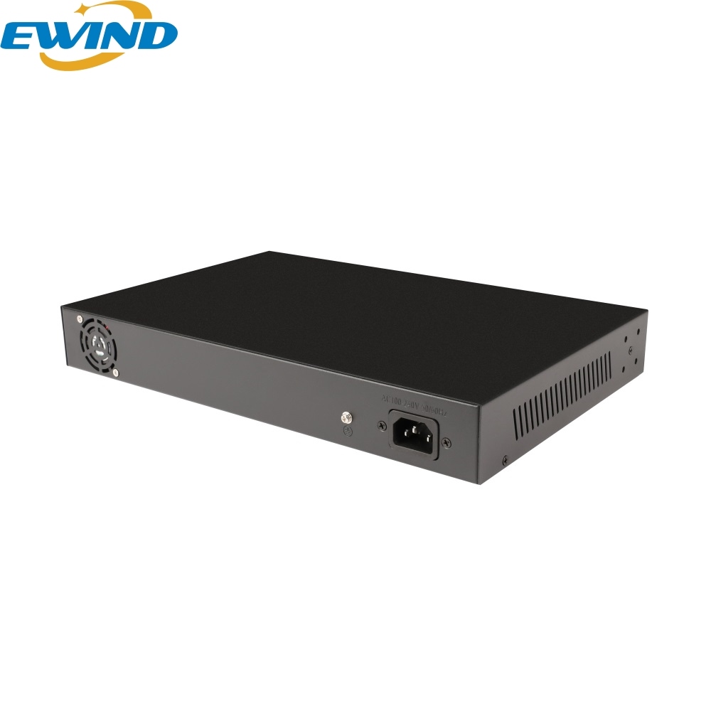 EWIND Full Gigabit POE Switch 24 POE Ports with 2 Gigabit RJ45 and ...
