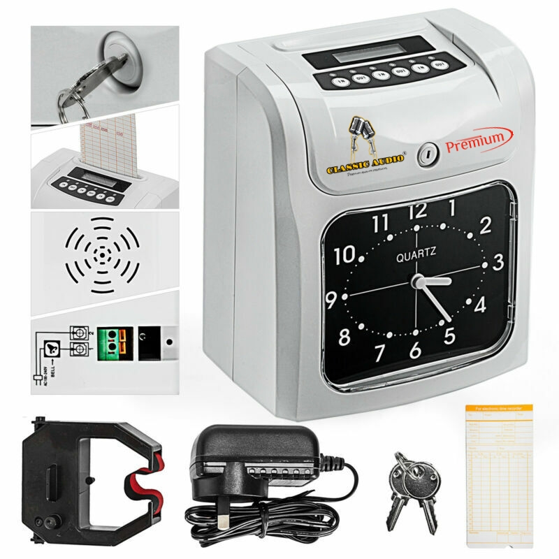 Time Recorder Time Attendance Bundy Clock Payroll Biometrics | Lazada PH