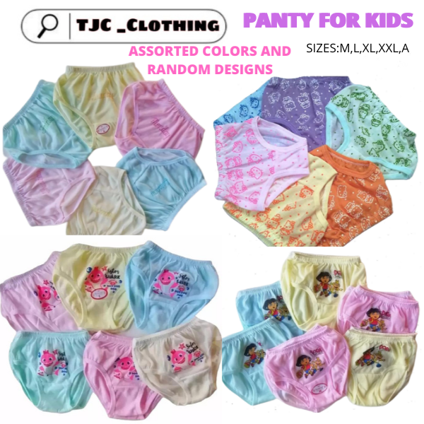 (6pcs and 12pcs)PANTY FOR BABY/ KIDS GIRL FITS 0-9YRS OLD (Assorted ...