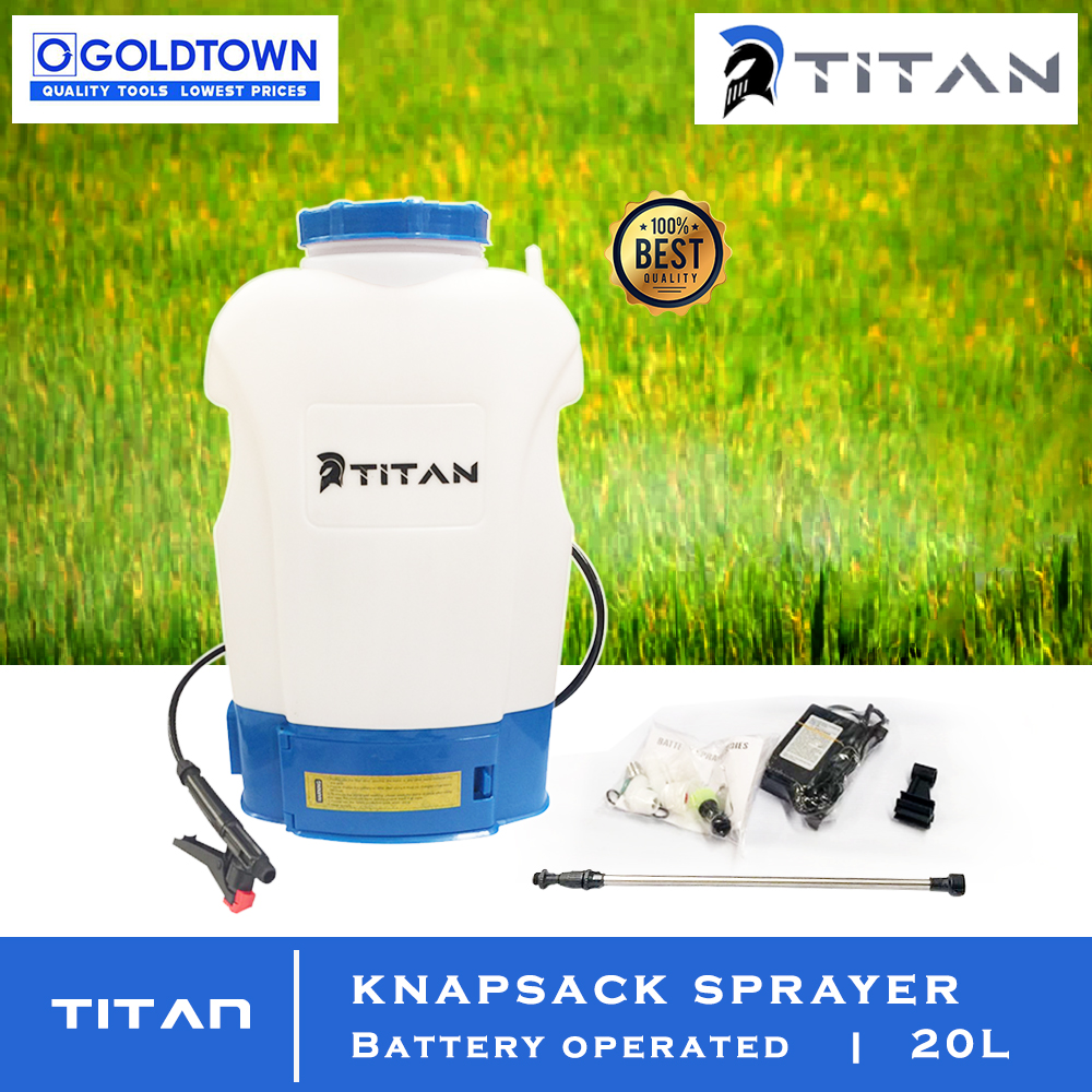 Knapsack Sprayer 20L Battery Operated - TITAN Gardening Tools | Lazada PH