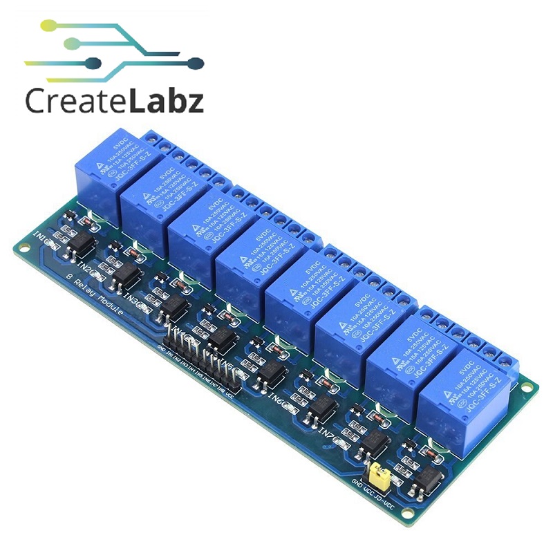 Relay Module 8-channel relay, 5V low level trigger 10A contacts | Lazada PH