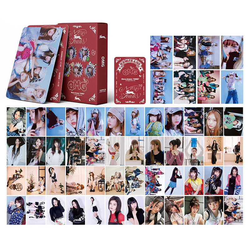 55pcs/box New-Jeans Photocards OMG ATTENTION LOMO Card New Album Postcard MINJI HANNI | Lazada PH