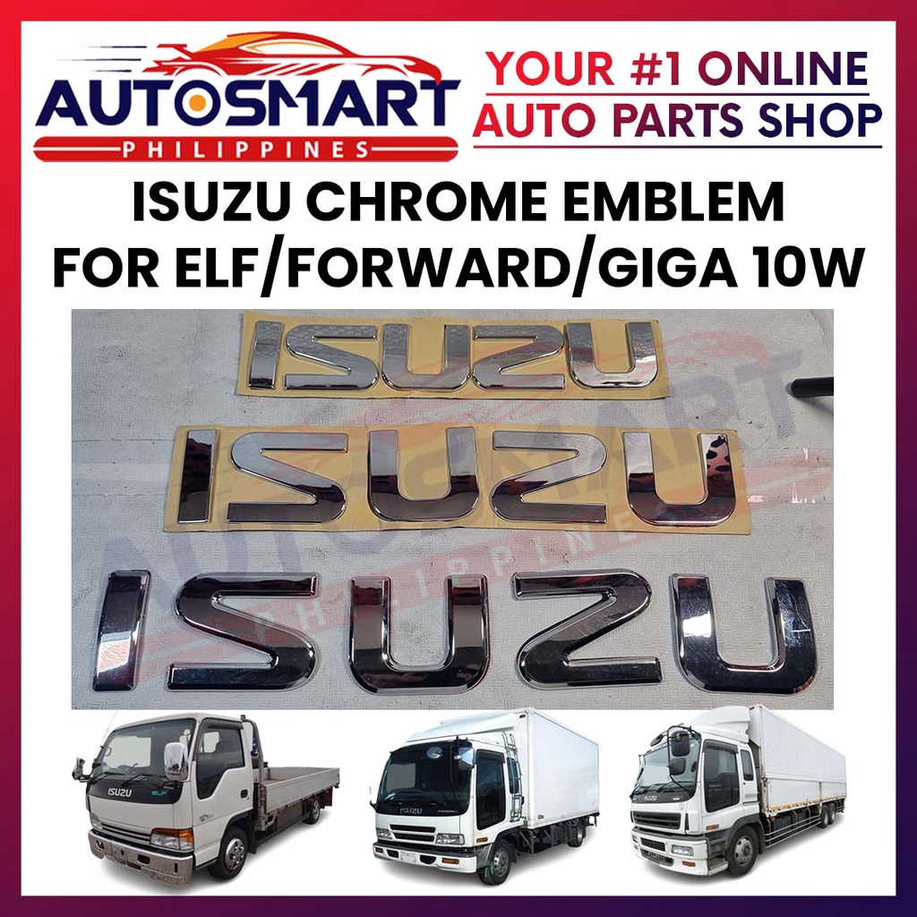 ISUZU Chrome Truck Emblem for Isuzu ELF/Forward/GIGA | Lazada PH