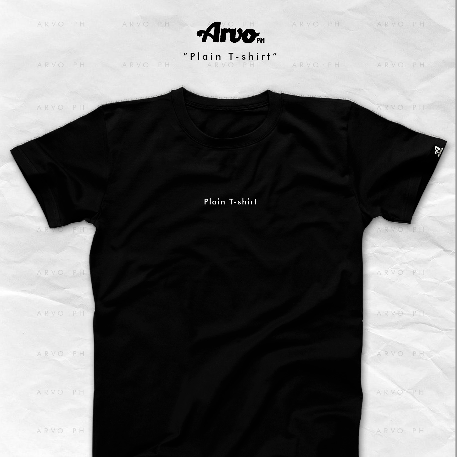"Plain T-shirt" Minimalist Tshirt | ARVO PH Statement & Graphic Tees ...
