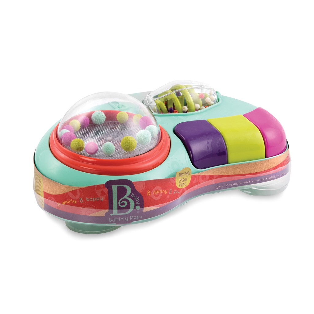 B. Toys Activity Center for Baby Whirly Pop - Activity Suction Toy (OLD ...