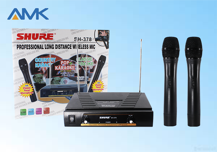 SHURE SH-378 Professional Wireless Microphone | Lazada PH
