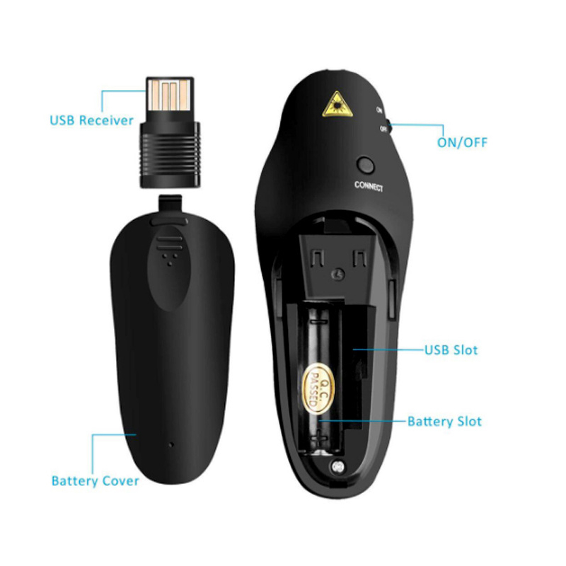 2.4GHz Wireless USB PPT Pointer Clicker Presenter Remote | Lazada PH