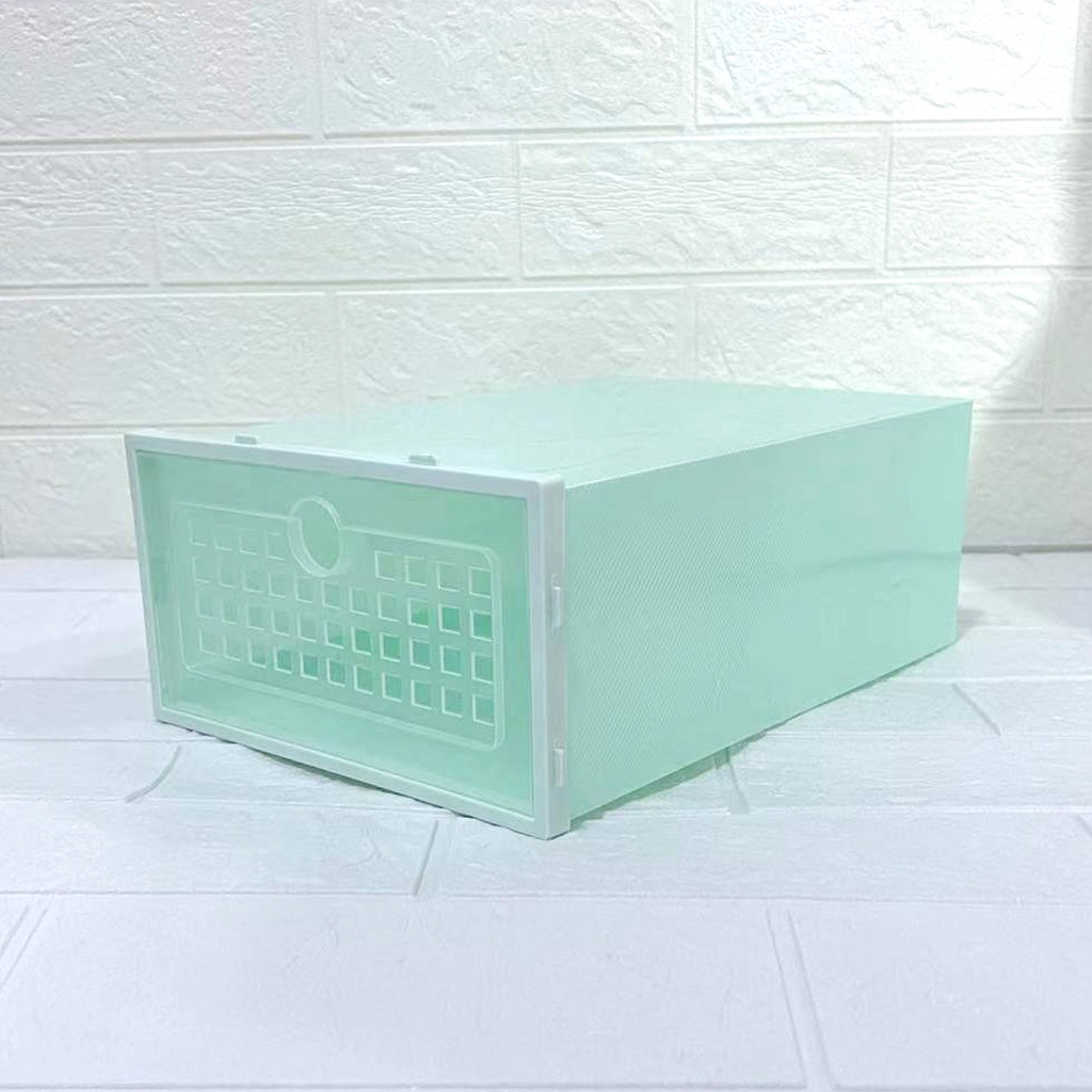 PANDA COD Candy Color Shoe Box Foldable Drawer Case Storage Organizer ...