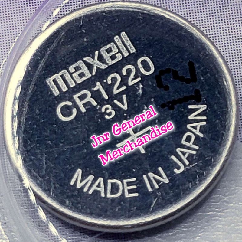 MAXELL CR1220 ORIGINAL LITHIUM 3V BATTERY 1 PAD Maxell 1220 watches ...