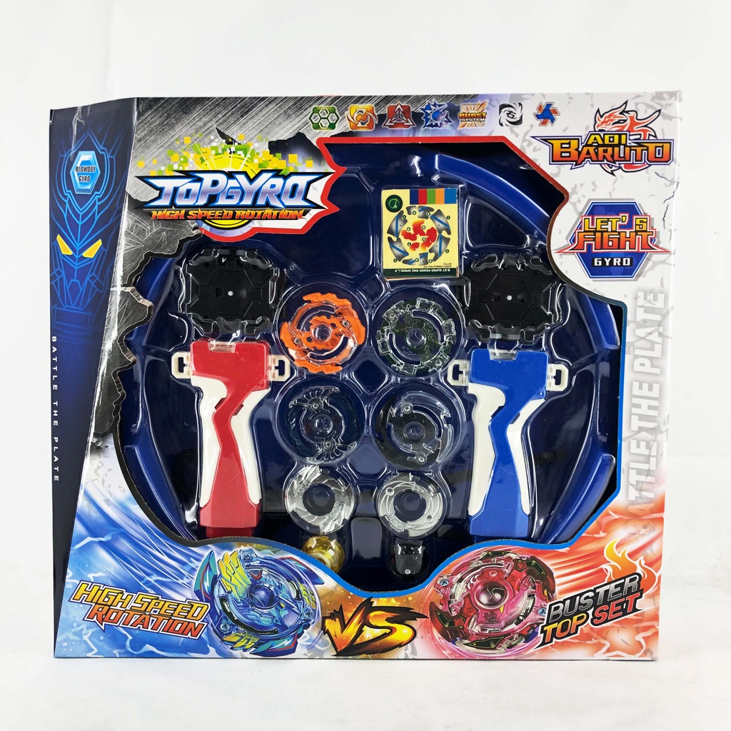1B}Kingtoys Beyblade high speed rotation with stage and launcher ...