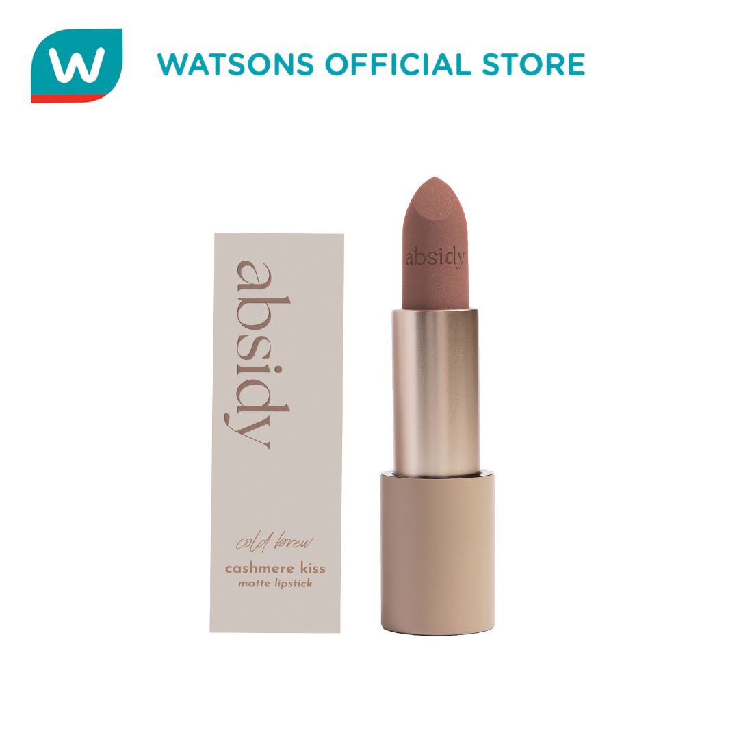ABSIDY Cashmere Kiss Matte Lipstick Cold Brew 3.2 g | Lazada PH
