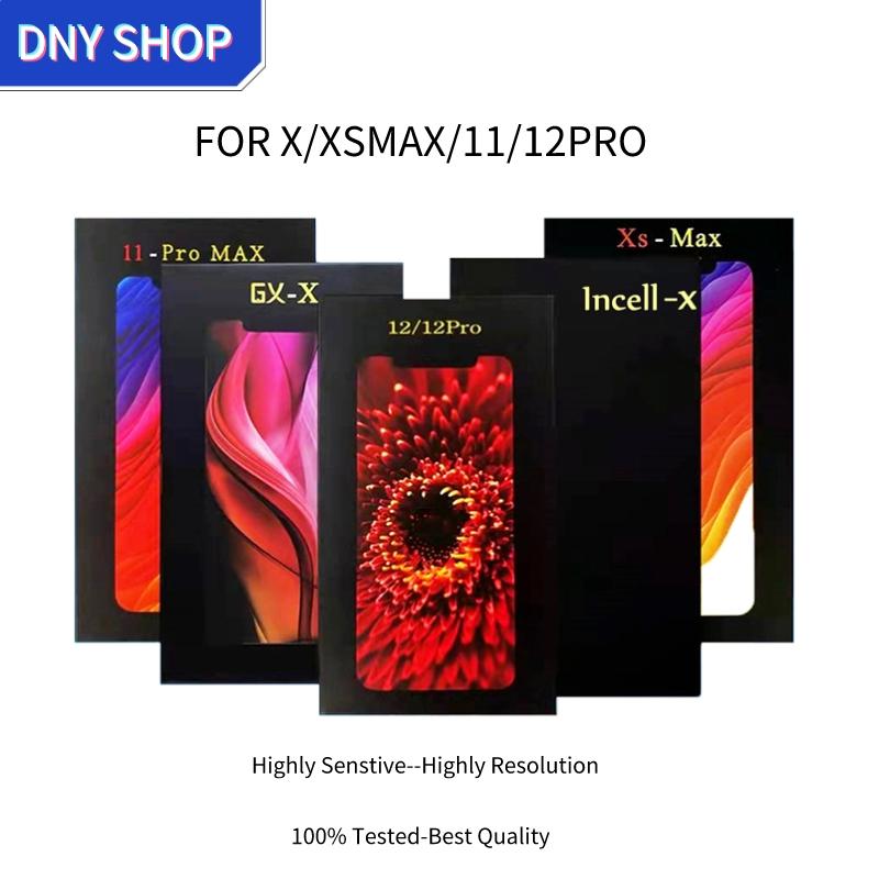 DNY For IP LCD Replacement GX OLED For X/XR/XS/MAX/11 Pro Max/12 Pro/12 Promax Original quality ...