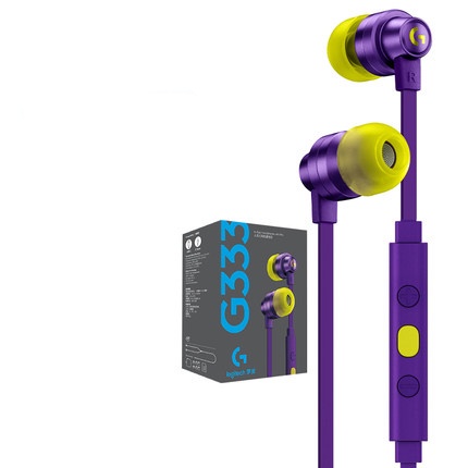 Logitech G333 KDA limited edition 3.5mm gaming headset with USB ...