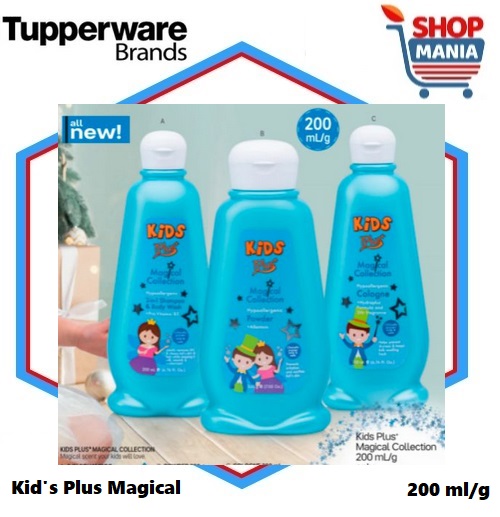 Tupperware Kids Plus Magical Collection Set of 3pcs 200mL/g Cologne ...