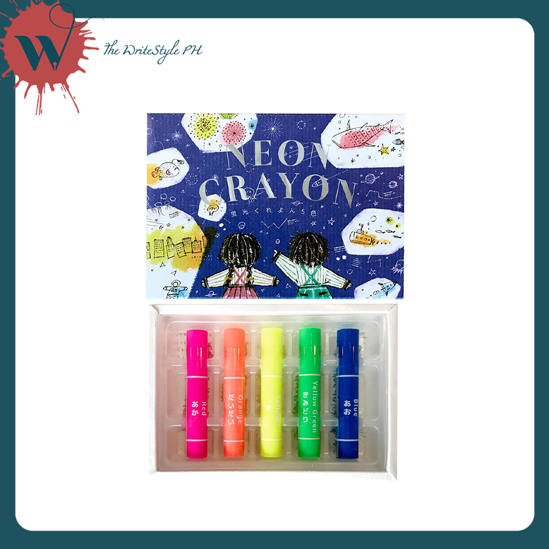 Kokuyo NEON Crayons (5pcs./10pcs./16pcs.) | Lazada PH