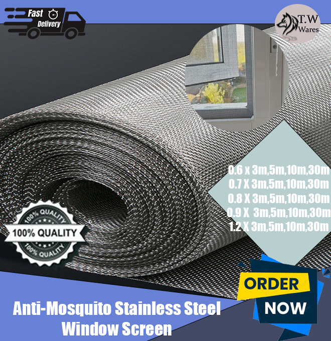 Stainless Steel Window Screen/SS 304 ultra fine stainless steel filter ...