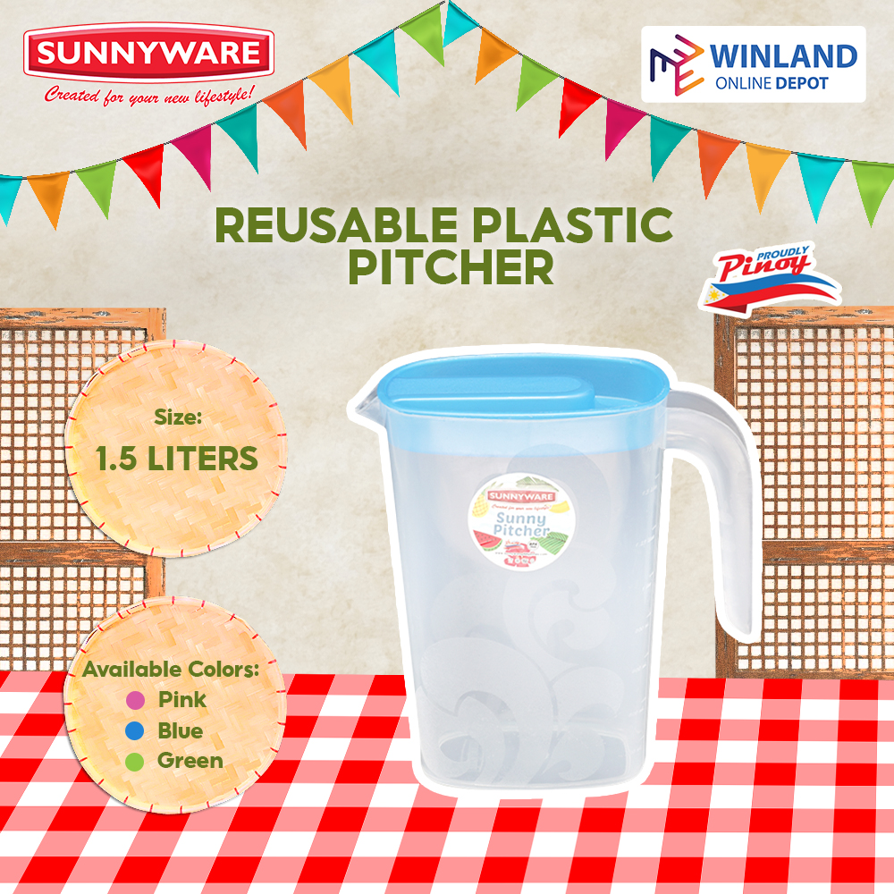 SUNNYWARE by Winland 1500ml/1.5Liters Washable and reusable Oval ...