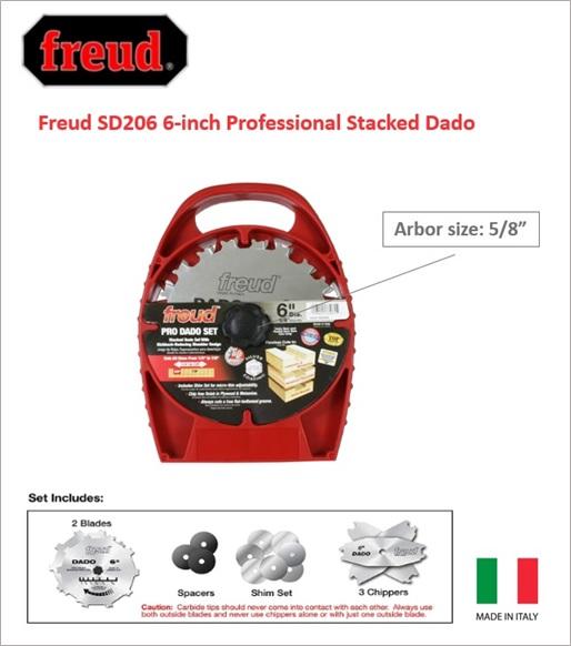 Freud 6-inch Professional Stacked Dado SD206 | Lazada PH