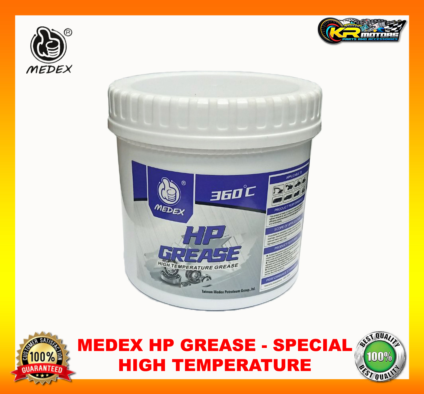 Medex High Temperature Lithium Grease for High Load Equipment Multi ...