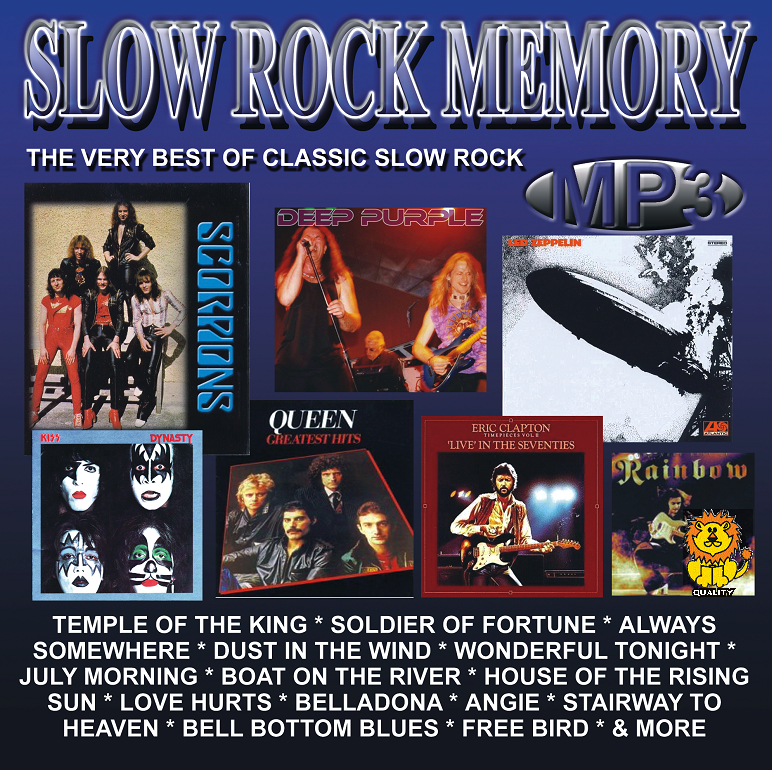 BEST OF SLOW ROCK MEMORY 70S-80S CLASSIC MP3 music CD for PCCDROM and ...
