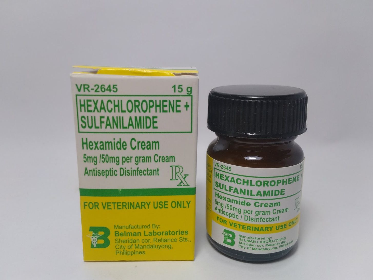 [CL REYES AGRIVET] 1BOX HEXAMIDE CREAM (15G) / ANTISEPTIC DISINFECTANT ...