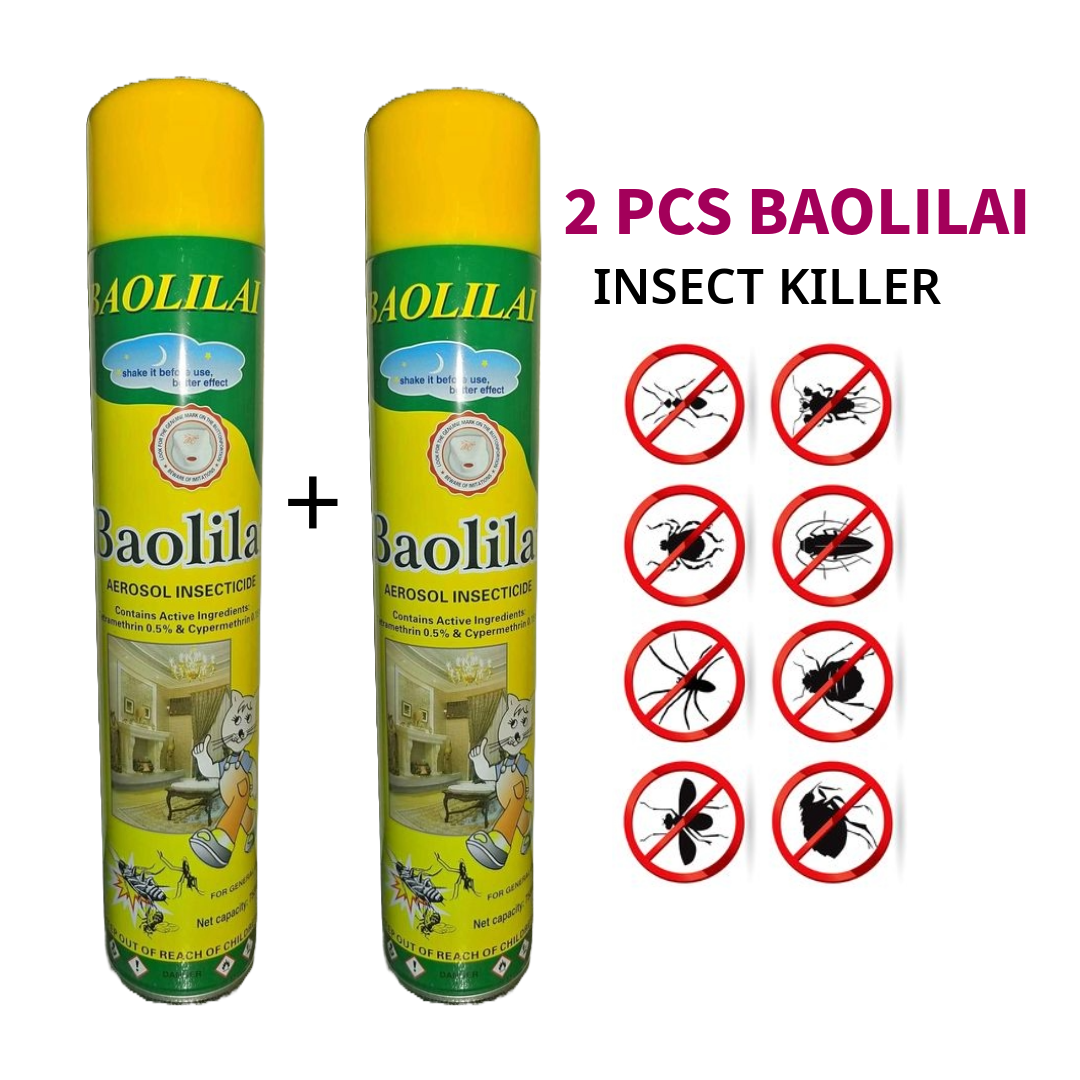 BUY 1 TAKE 1 BAOLILAI AEROSOL INSECT REPELLANT 750ML | Lazada PH