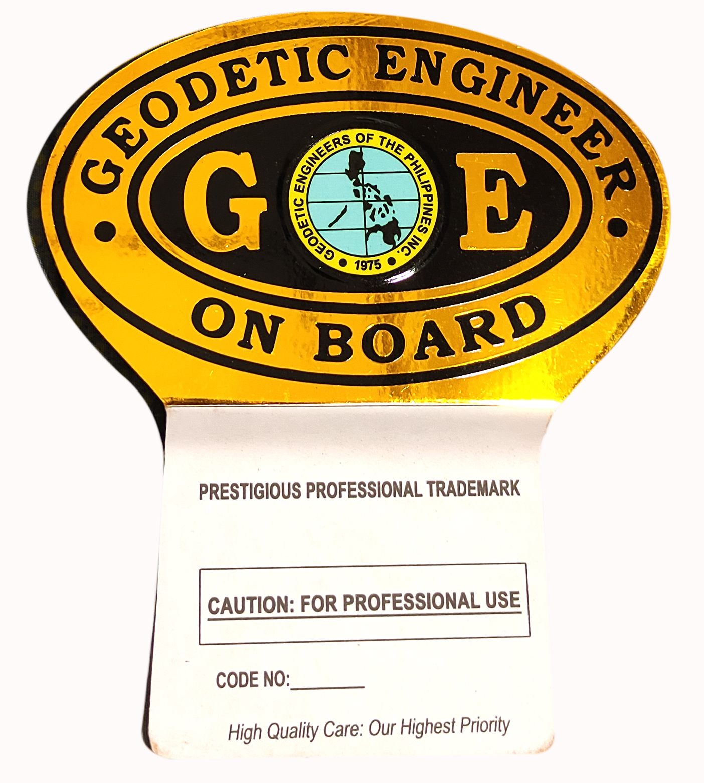 GEODETIC ENGINEER (METALLIC GOLD + BLACK) | Lazada PH