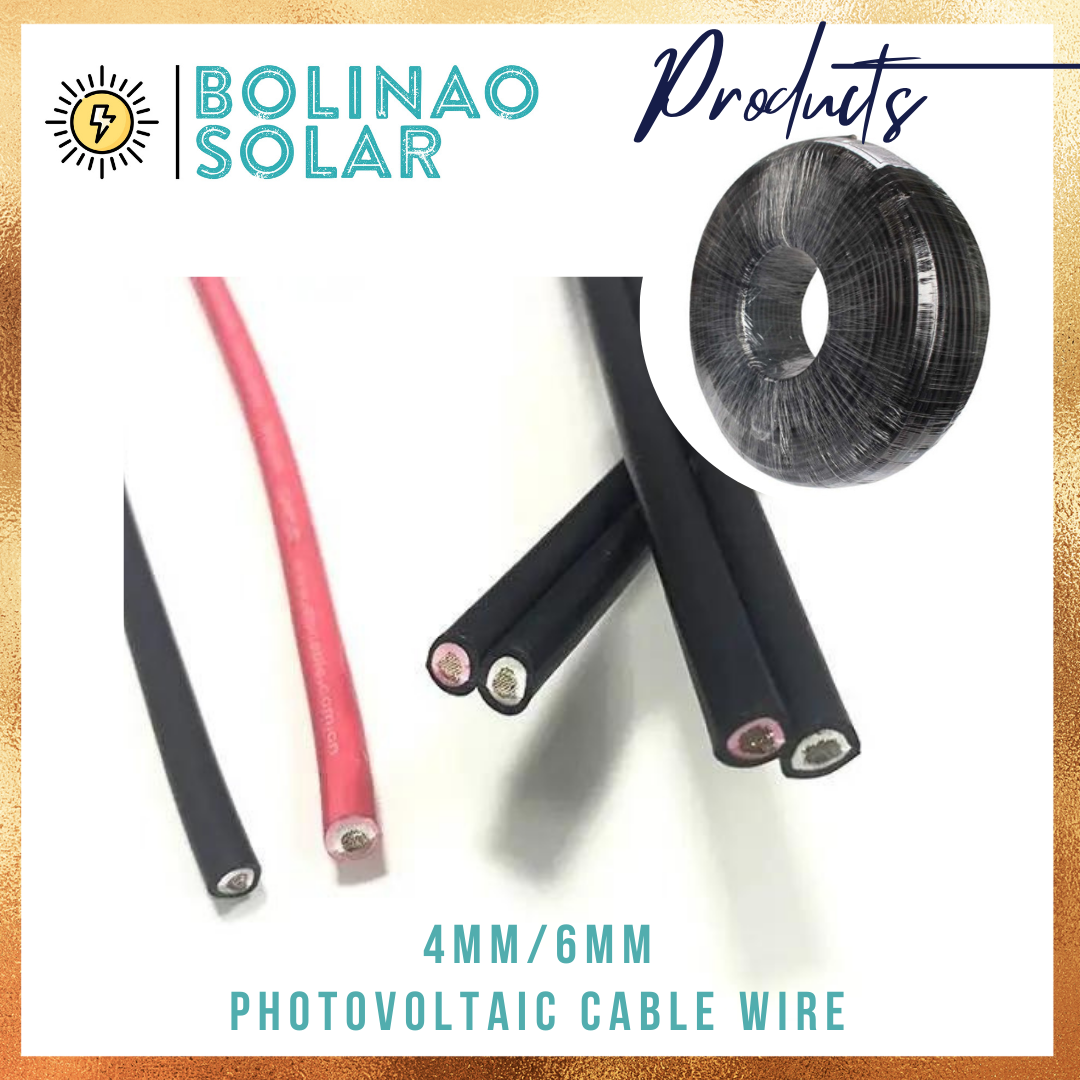 1Meter Twin Core One Solar Cable/ Photovoltaic (PV) Wire 4mm/6mm ...