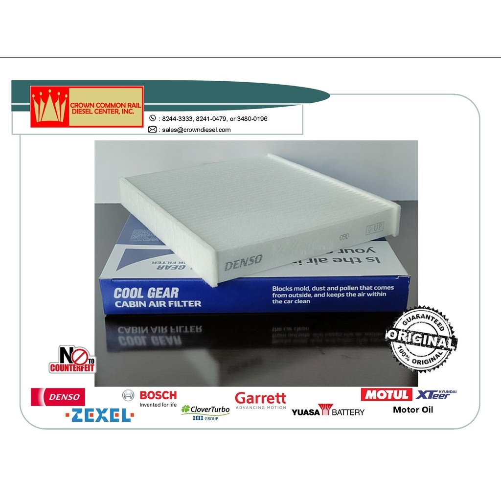 DENSO Cool Gear Cabin Filter 4020 for INNOVA/HILUX/FORTUNER 2015-UP ...