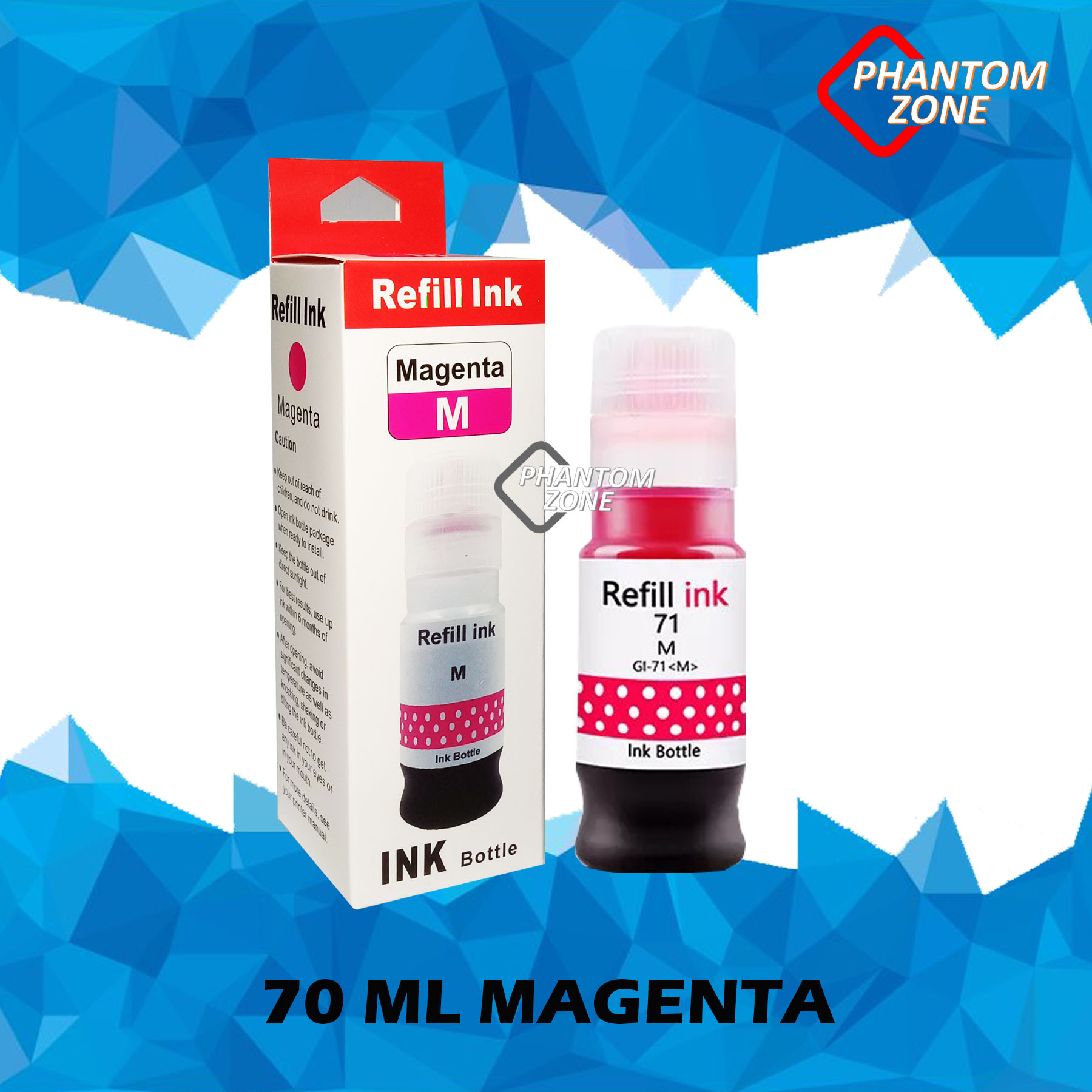 CANON GI-71 / GI71 SET 4 COLORS COMPATIBLE REFILL INK GI71 SET / GI 71 ...