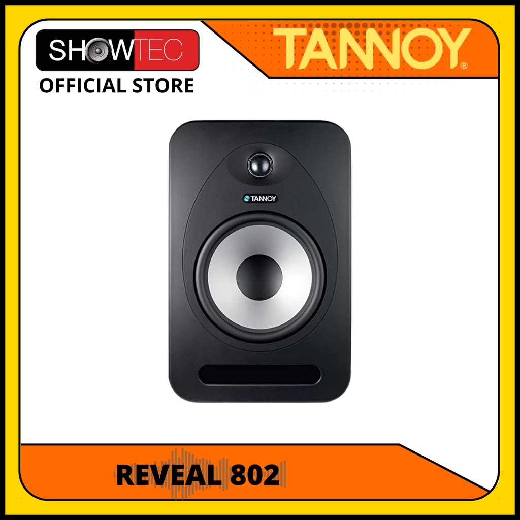TANNOY REVEAL 802 140 Watt 8″ Bi-Amped Studio Reference Monitor 40 ...