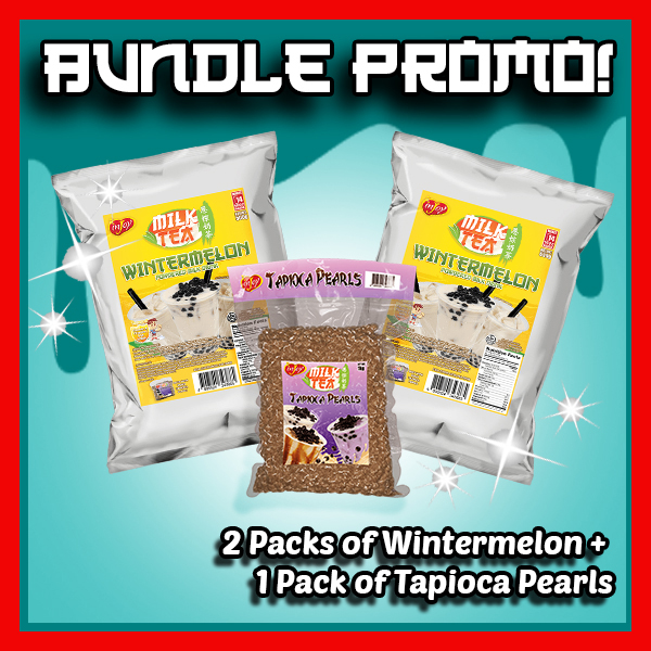 inJoy 2 Wintermelon + 1 kg Tapioca Pearls Sago Instant Milk Tea Powder ...