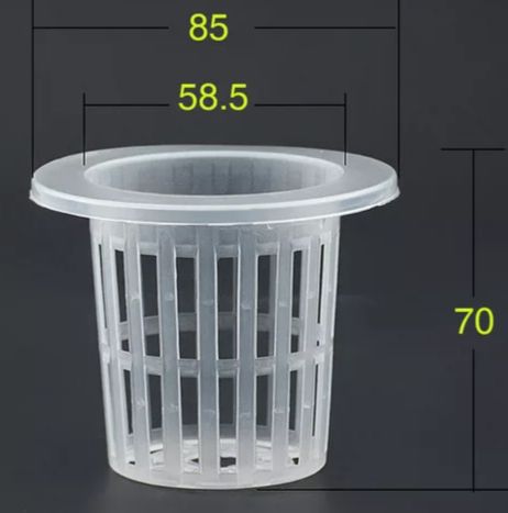 50 Pieces Net Pots Net Cups For Hydroponics Aquaponics Wide Lip Heavy