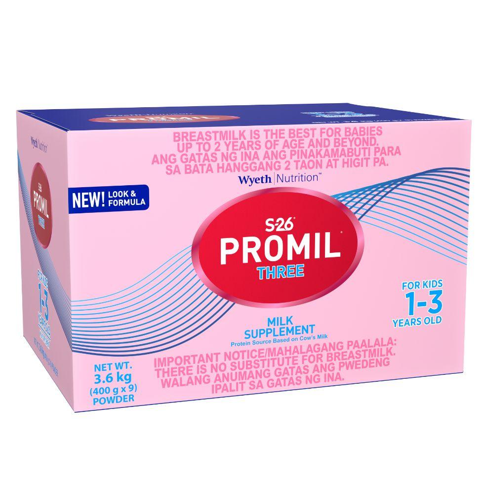 Wyeth® S-26® PROMIL® THREE Milk Supplement for Kids 1-3 Years Old, Bag ...