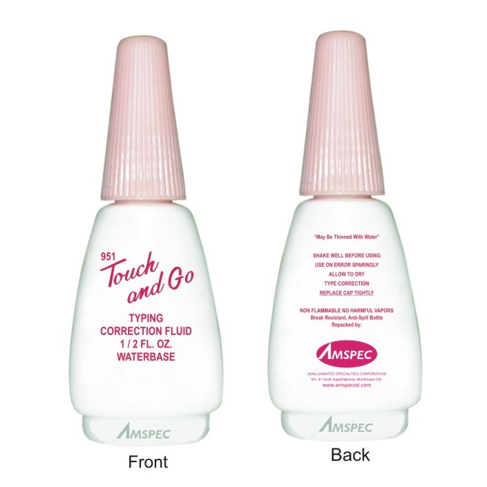TOUCH & GO LIQUID TYPING CORRECTION FLUID 15ML | Lazada PH