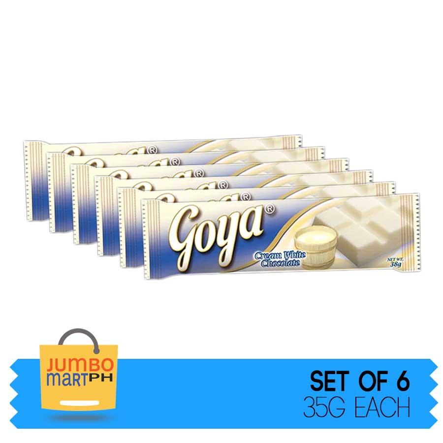 GOYA CREAM WHITE CHOCOLATE 35G / PACK OF 6 | Lazada PH