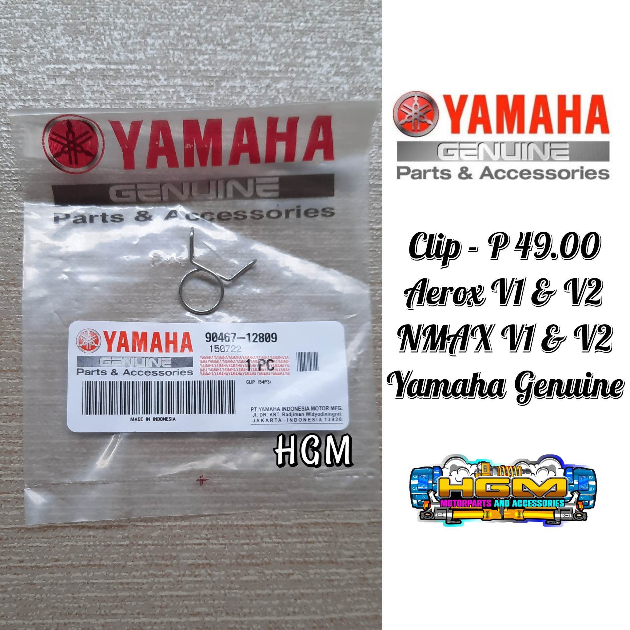 CLIP, PIPE DRAIN FOR YAMAHA AEROX V1 & V2 | NMAX V1 & V2 | GENUINE ...