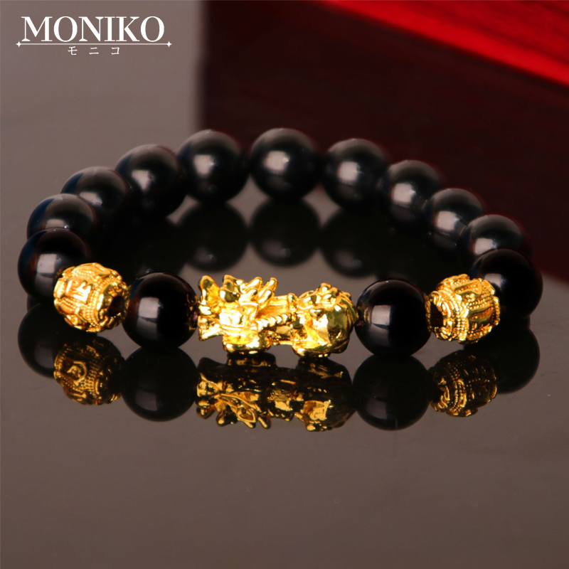 MONIKO Domineering Feng Shui Amulet Wealth Good Luck Pixiu Mani Mantra ...