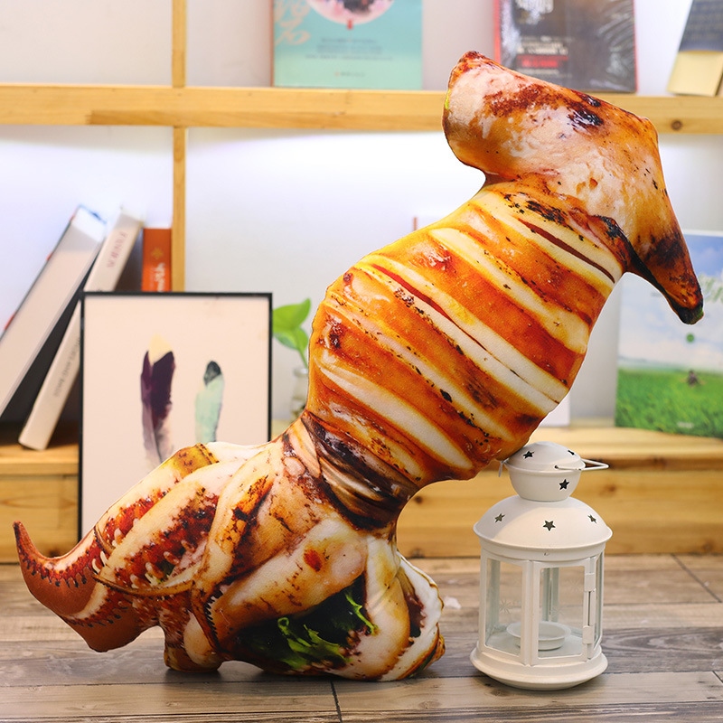 ☃ Simulation bread snacks pig trotters food doll doll plush toy ...