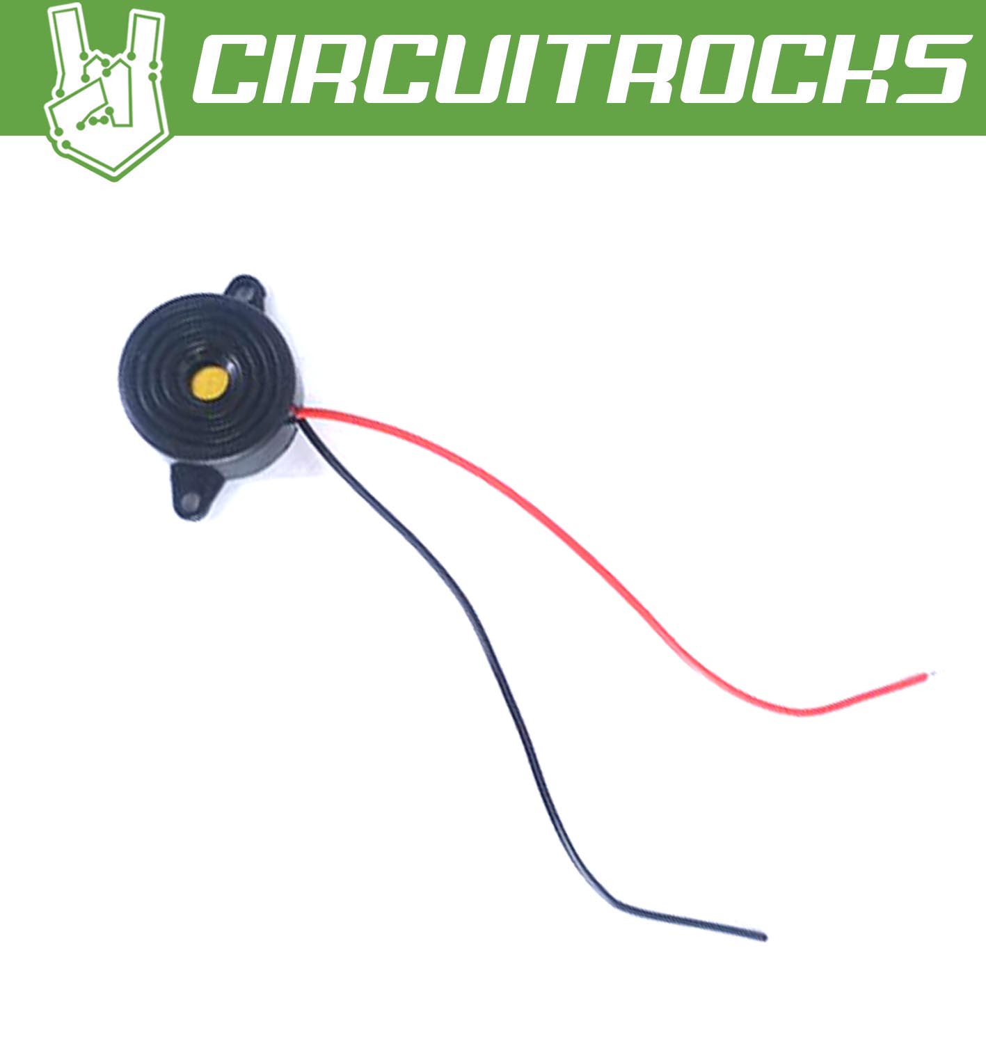 Circuitrocks Piezo Buzzer 3 to 24V HP2312XW For Physics Circuits ...