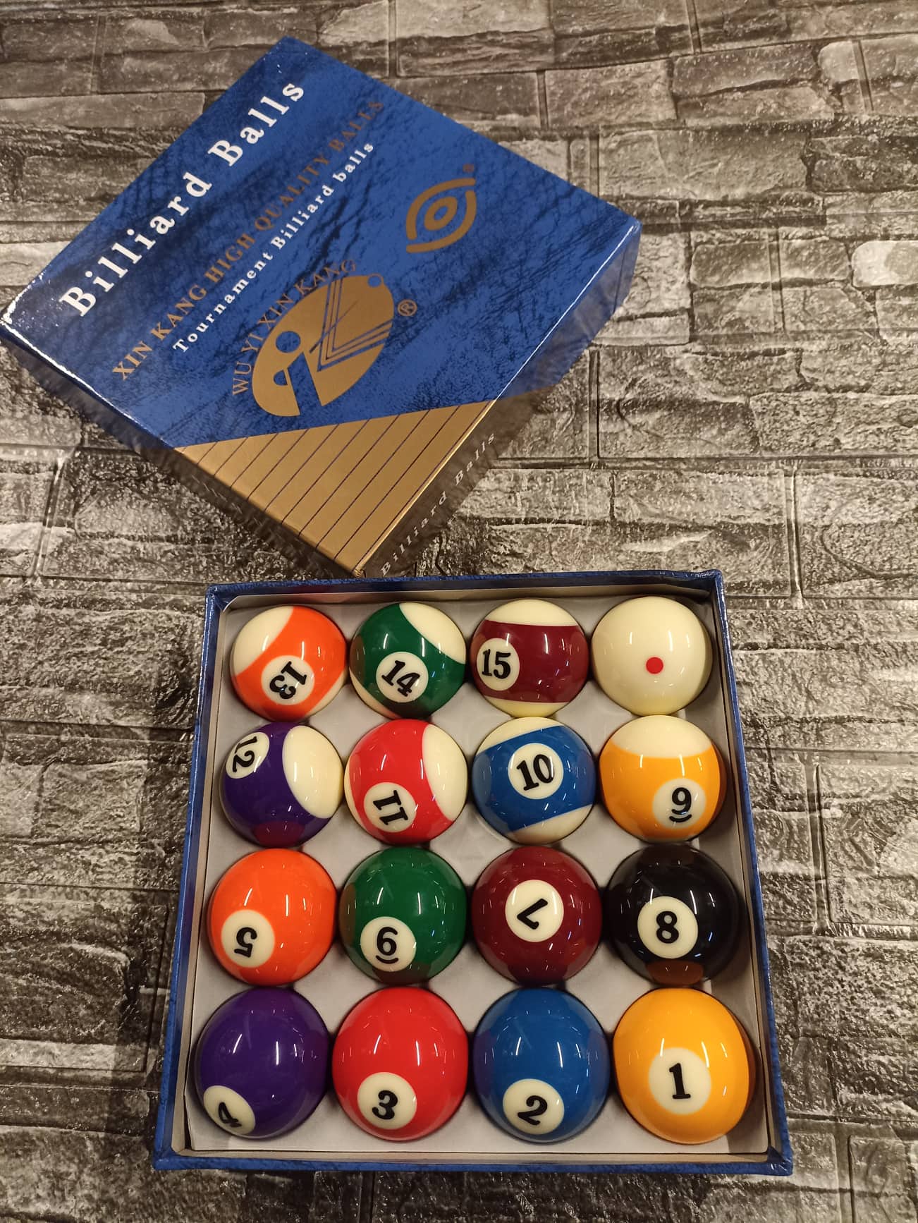 Xinkang billiard ball set (original) /pang tournament na bola ng ...