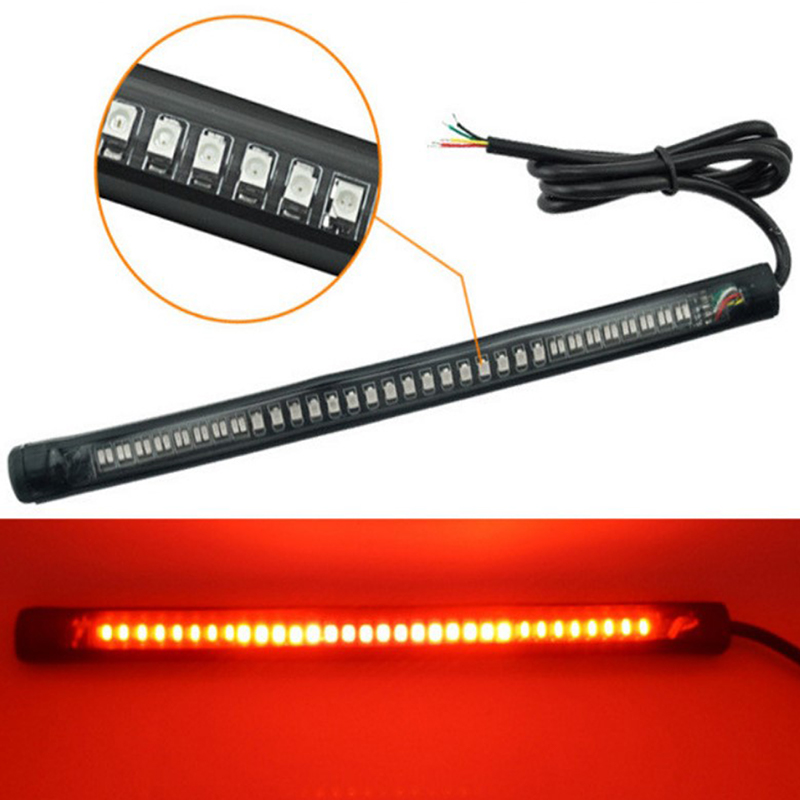 LED Motorcycle Signal Lamp Super Bright LED Rear Brake Fog Lamp brake ...