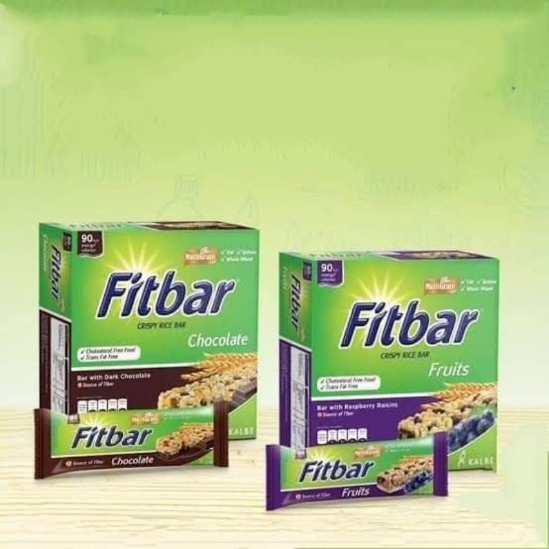 TODAY SALE! Fitbar Cereal Bar (Chocolate / Fruits / Tiramisu) 5x24g ...